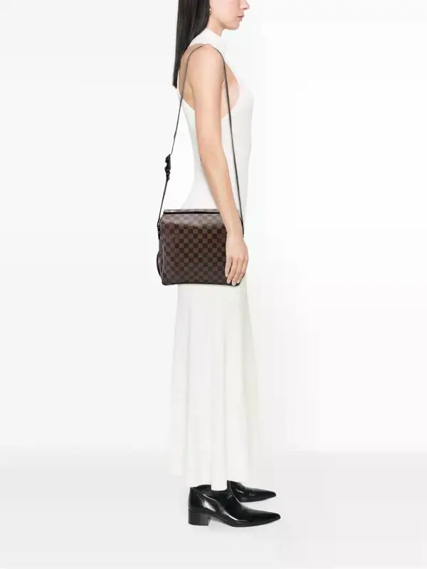 LOUIS VUITTON 2011 Damier Ebene Naviglio Crossbody Bag