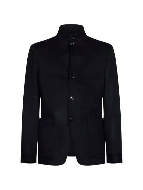 Zegna Navy Oasi Cashmere Il Conte Jacket - Blue