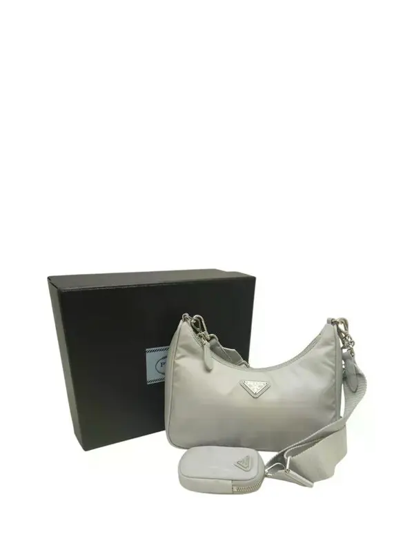 Prada 2019-2026 Re Nylon Re Edition 2005 Satchel - Grey