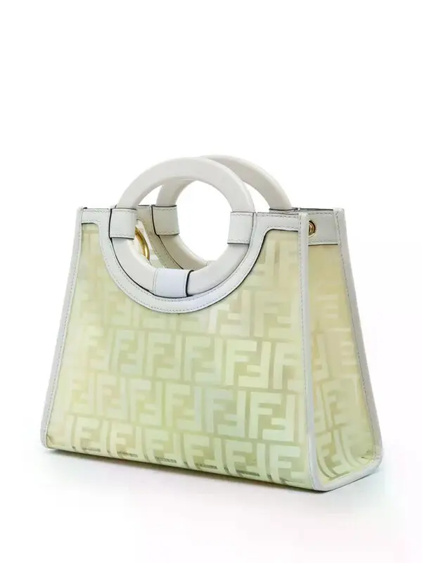 Fendi 2010-2026 Zucca Pvc Runaway Shopper Satchel