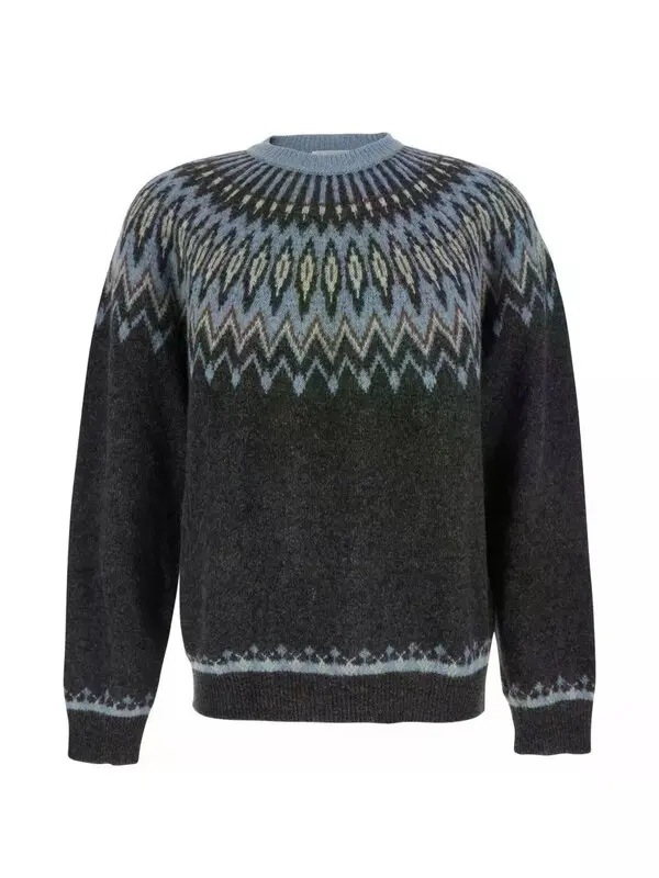 ROBERTO COLLINA Fair Isle-knit Sweater