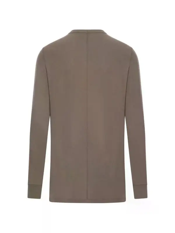 Rick Owens Long-sleeved Cotton Jersey T-shirt
