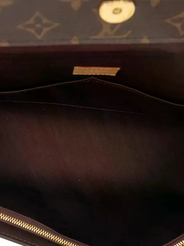 LOUIS VUITTON 2016 Monogram Cluny Mm Satchel