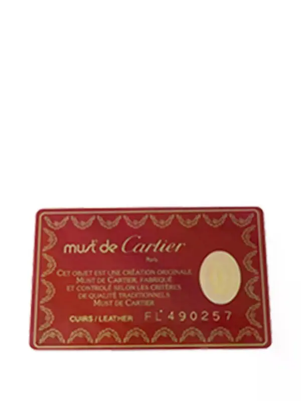 Cartier 2010-2026 Leather Must De Handbag - Red