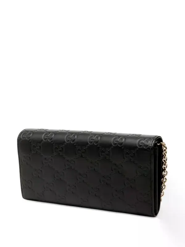 Gucci 2000-2026 Guccissima Dice Wallet On Chain Shoulder Bag
