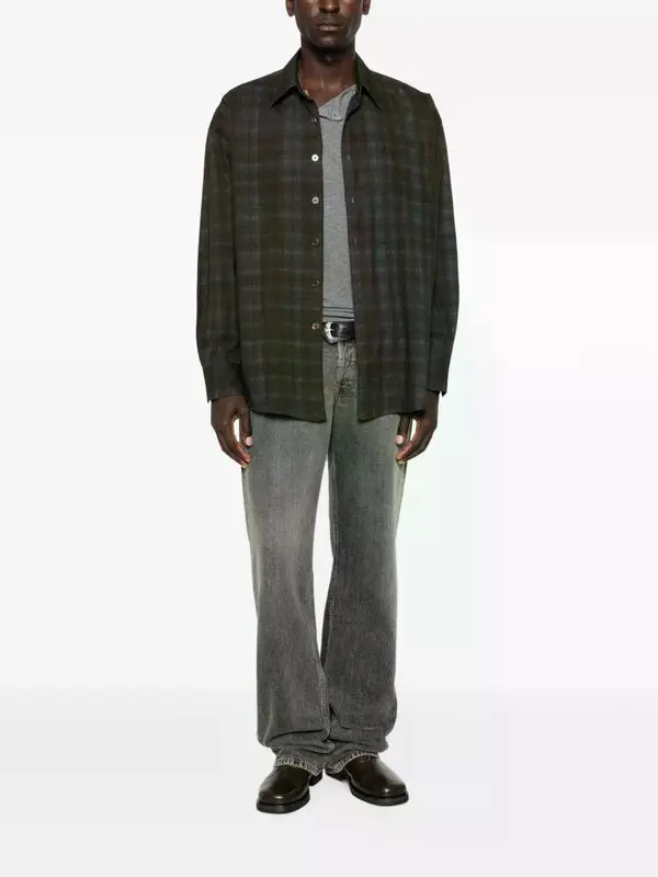 Our Legacy Borrowed Check-print Shirt