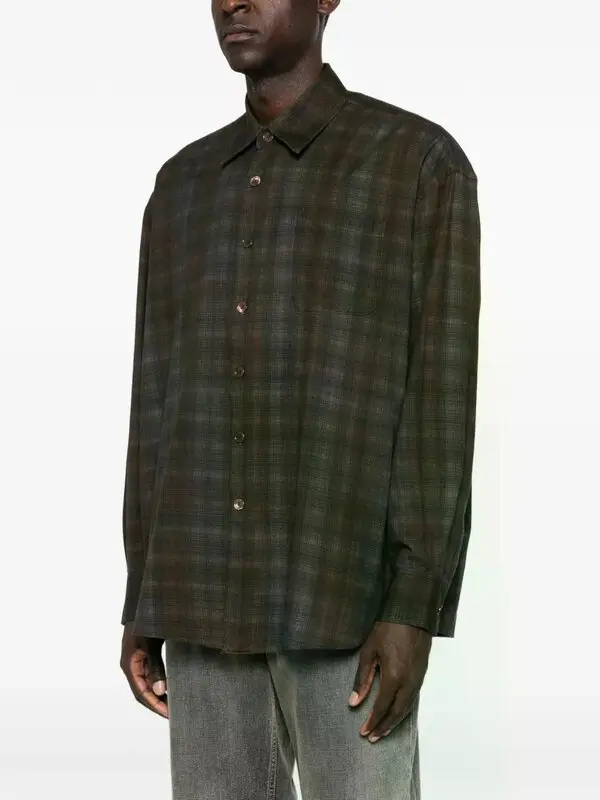 Our Legacy Borrowed Check-print Shirt