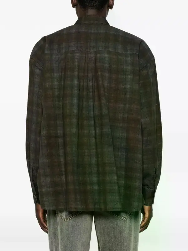 Our Legacy Borrowed Check-print Shirt