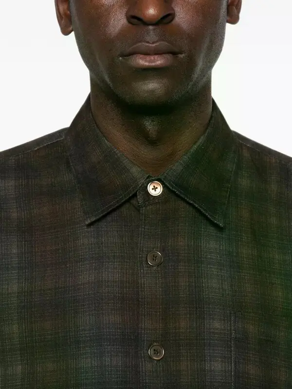Our Legacy Borrowed Check-print Shirt