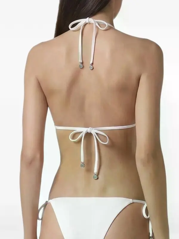 Philipp Plein Hexagon Triangle Bikini Top