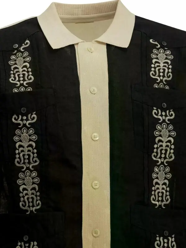Kapital Embroidered Panelled Shirt