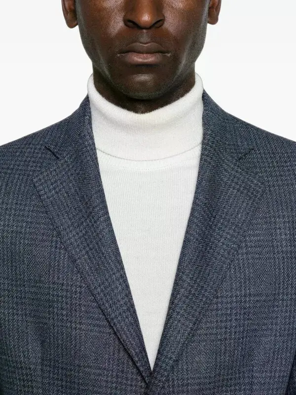 BARBA NAPOLI Check-pattern Blazer