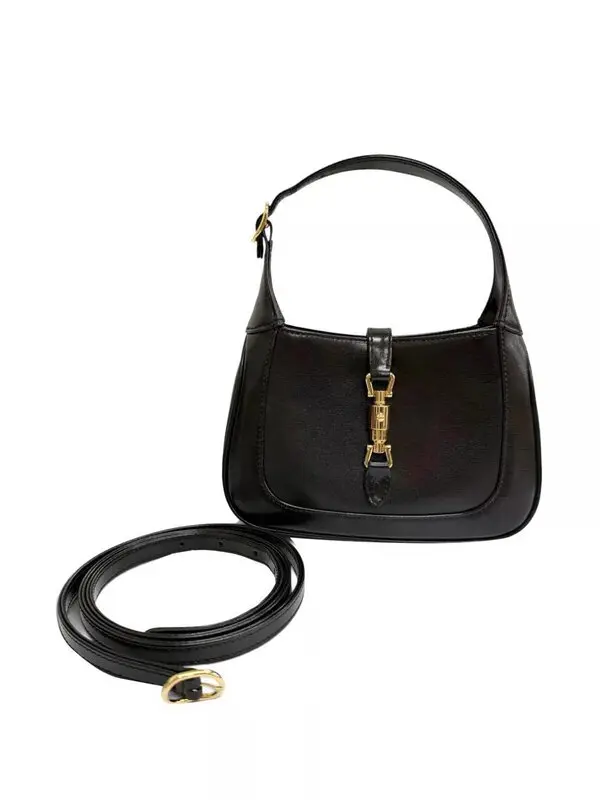 Gucci 2016-2026 Mini Calfskin Jackie 1961 Crossbody Bag - Black