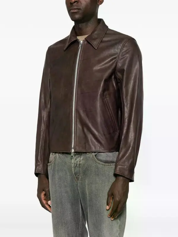 Our Legacy Waxed Leather Jacket