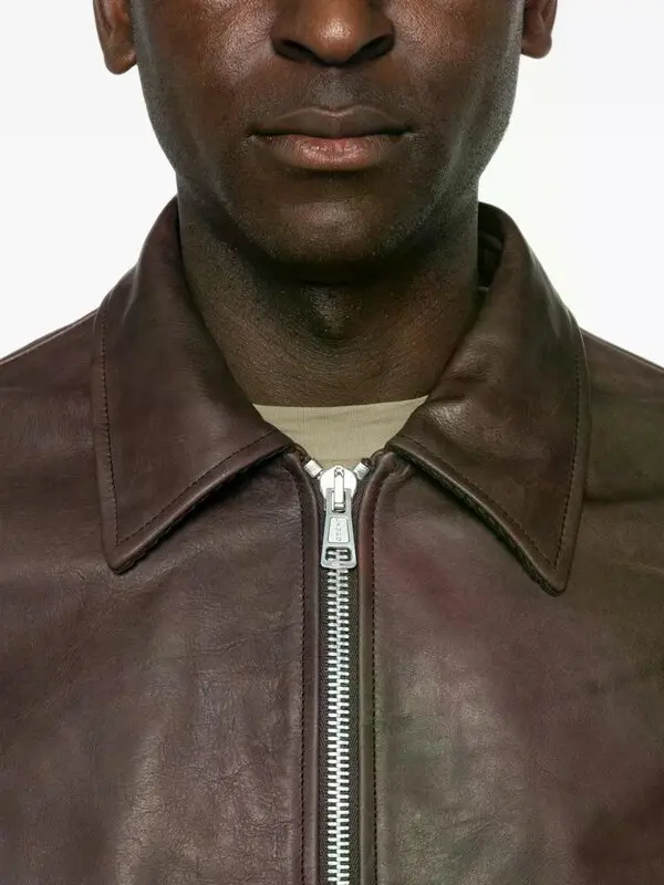 Our Legacy Waxed Leather Jacket