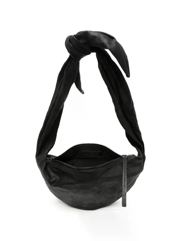 AUTENTICA 504 Adara Knotted Leather Shoulder Bag