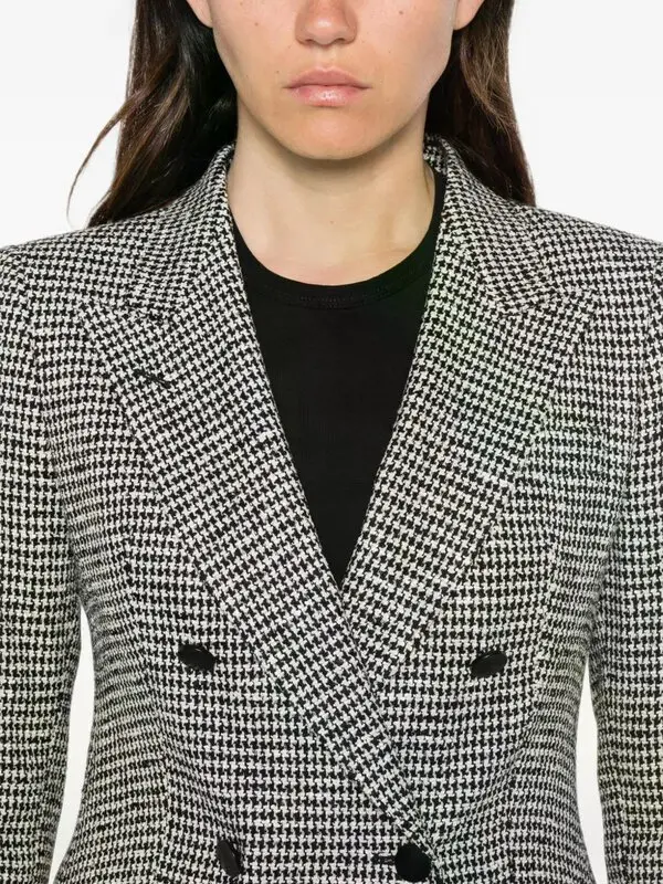 Tagliatore Houndstooth Double-breasted Jacket