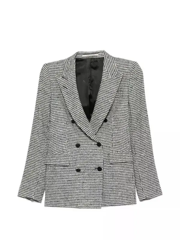 Tagliatore Houndstooth Double-breasted Jacket