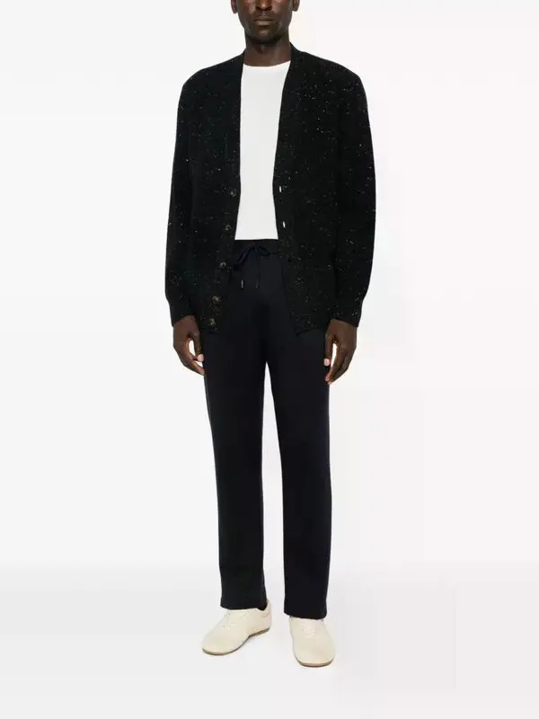 Eleventy Flecked V-neck Cardigan