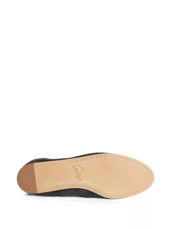 Kenzo Ballet Elasticated Logo-print Ballet Flats