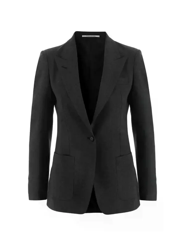Tagliatore Peak-lapels Single-breasted Blazer - Grey