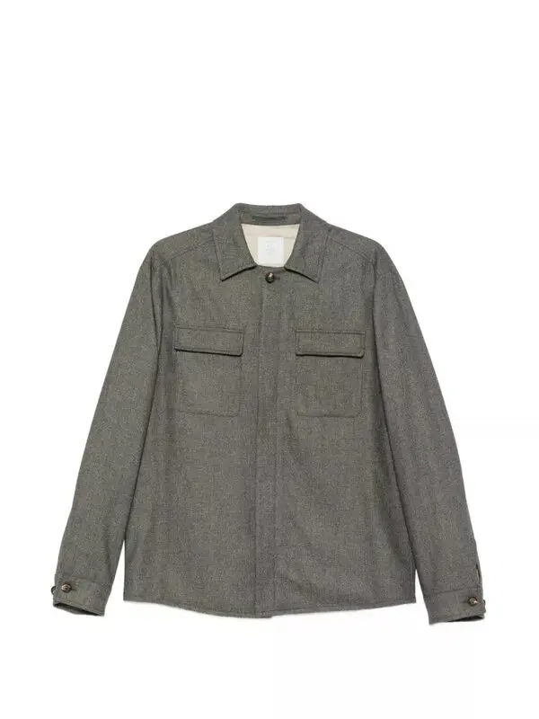 Eleventy Flap-pocket Shirt Jacket