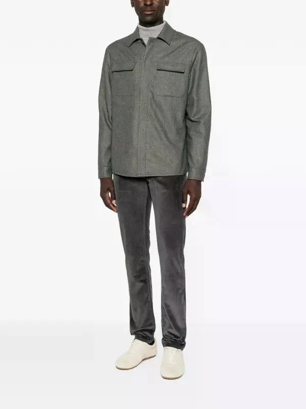Eleventy Flap-pocket Shirt Jacket