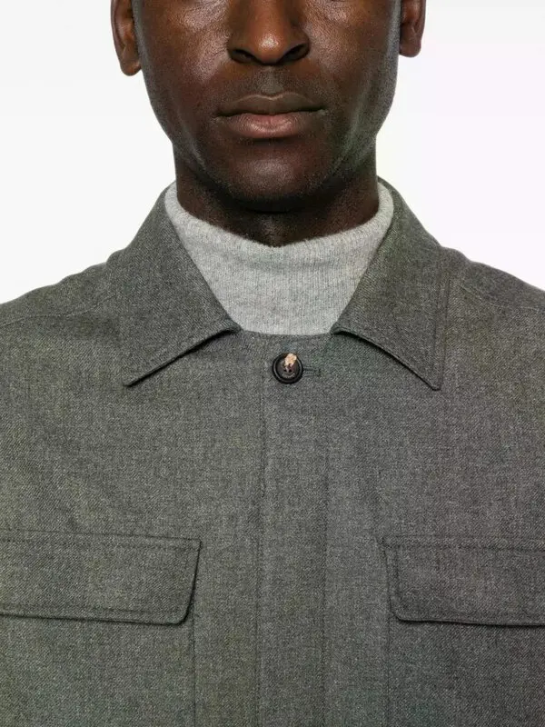 Eleventy Flap-pocket Shirt Jacket