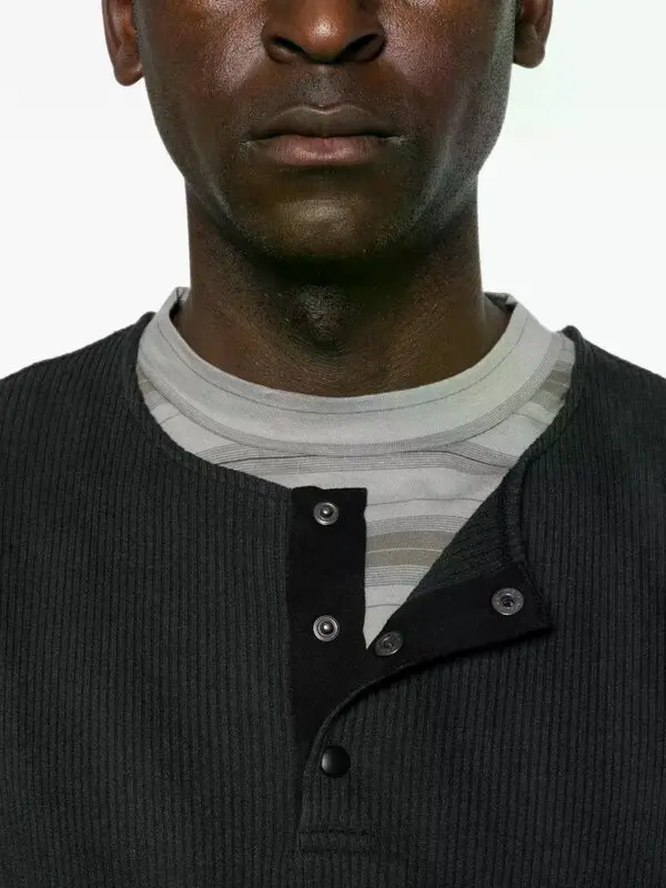 Our Legacy Ribbed Henley Sweater