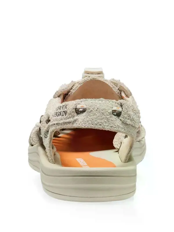 Henrik Vibskov X Keen Uneek Lea Leather Sandals - Neutrals