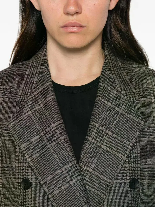 Tagliatore Double-breasted Check-pattern Jacket