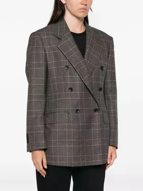 Tagliatore Double-breasted Check-pattern Jacket
