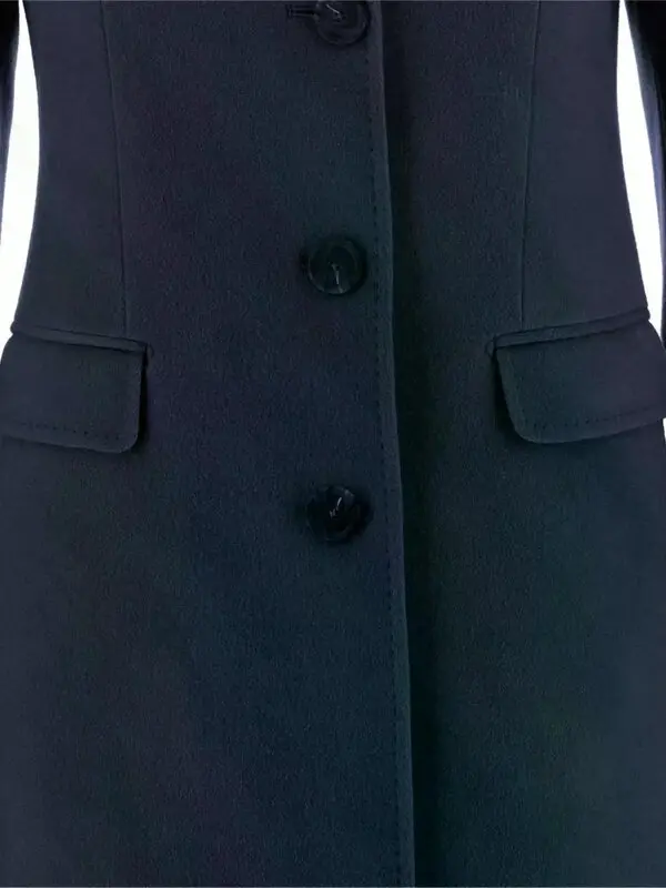 Tagliatore Single-breasted Cashmere Coat
