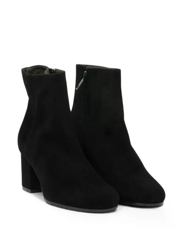 VIA ROMA 15 Suede-finish Ankle Boots