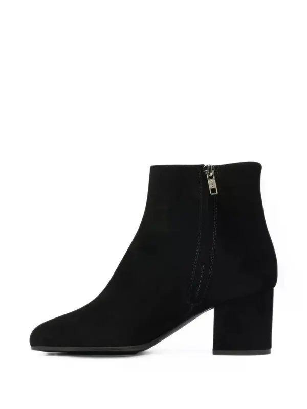 VIA ROMA 15 Suede-finish Ankle Boots