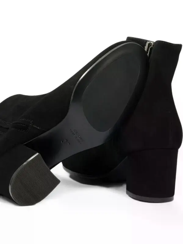 VIA ROMA 15 Suede-finish Ankle Boots