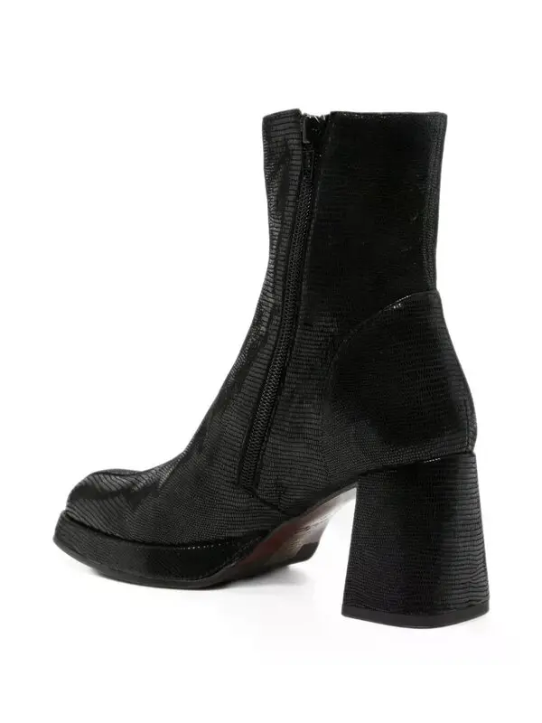 Chie Mihara Kanna49 Lizard-effect Platform Ankle Boots