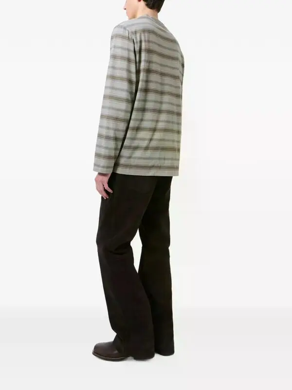 Our Legacy Box Striped Long-sleeve T-shirt - Blue