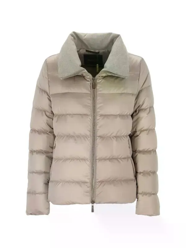 MOORER Quilted High-neck Jacket