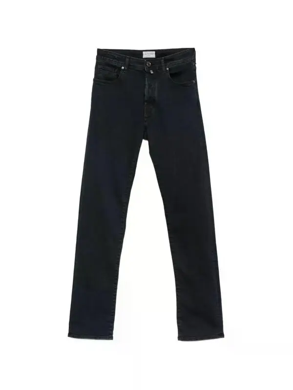 Jacob Cohen Logo-patch Jeans - Blue