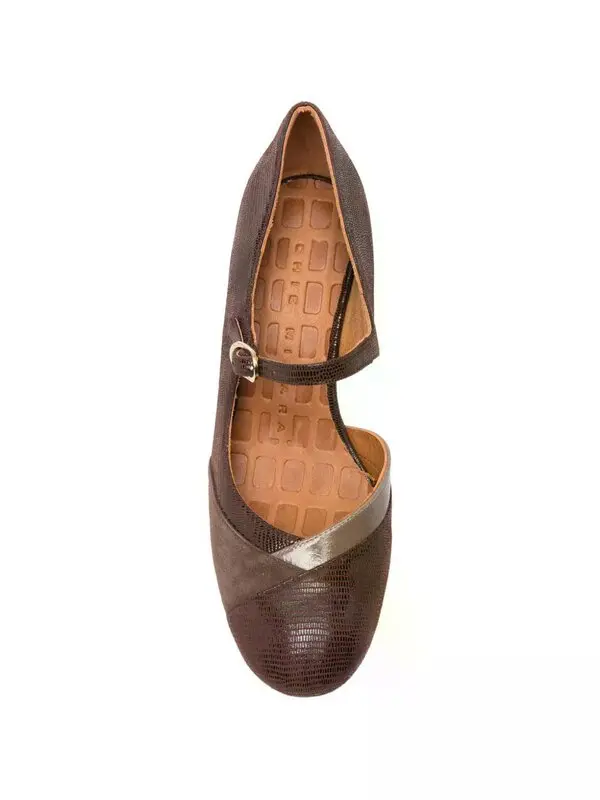 Chie Mihara Fyasa Lizard-effect Leather Pumps