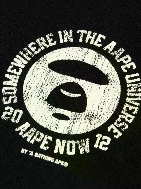 AAPE BY *A BATHING APE Moonface Graphic-print T-shirt
