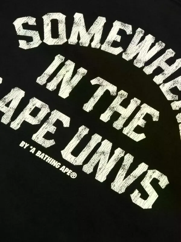 AAPE BY *A BATHING APE Moonface Graphic-print T-shirt