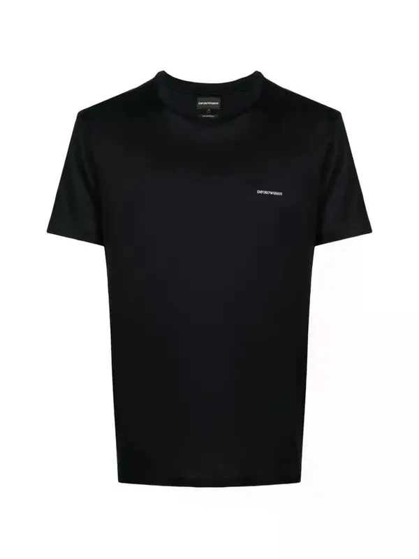 Emporio Armani Logo-print Short-sleeve T-shirt - Blue
