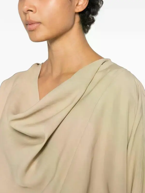 Co Draped Long-sleeve Top