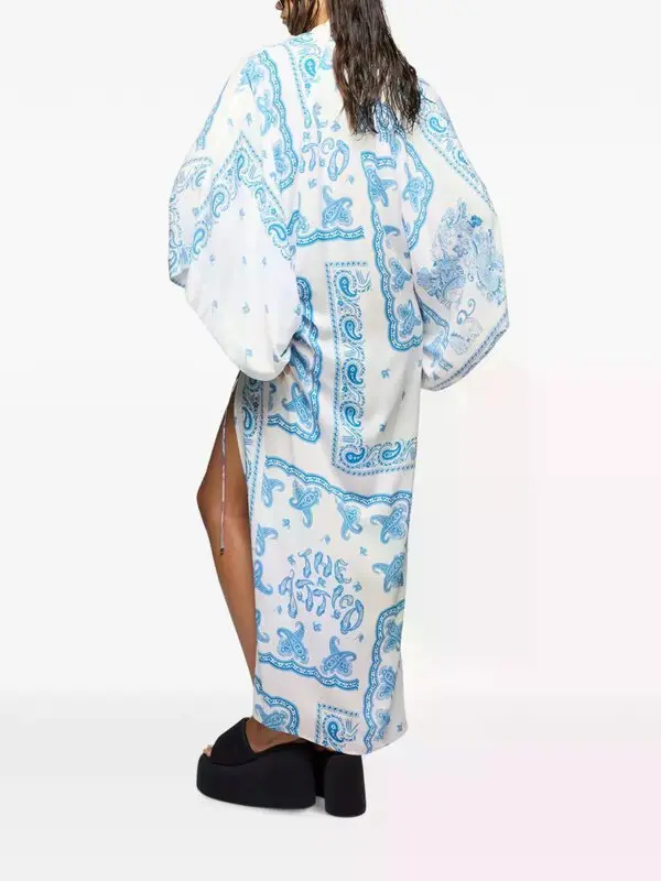 Attico Light-blue And Maxi Dress