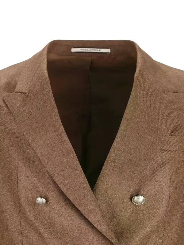Tagliatore Double-breasted Peak Lapel Blazer