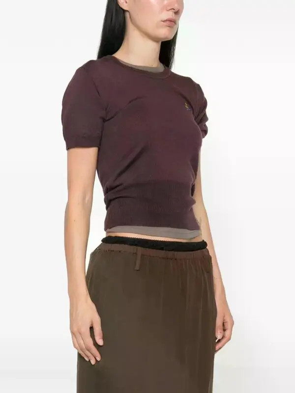 N°21 Lace-trim Rock Skirt