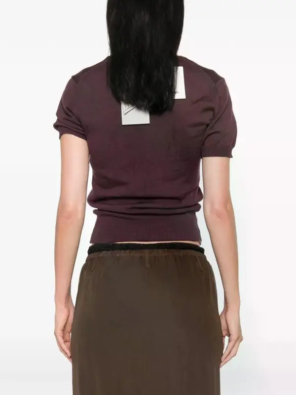 N°21 Lace-trim Rock Skirt