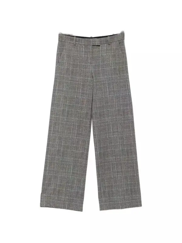 CIRCOLO 1901 Prince Of Wales Check Trousers - Grey
